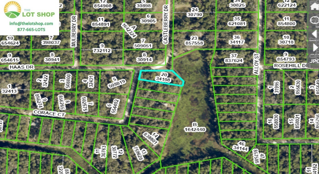 Lot For Sale - RIDGE MANOR ESTATES Hernando FL - 0.690 acres, Corner ...